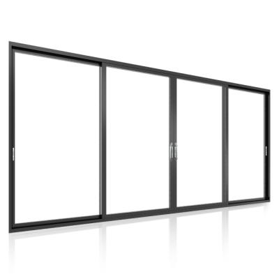 China Durable and Stylish Modern Aluminum Alloy Heavy Duty Sliding Glass Doors for sale
