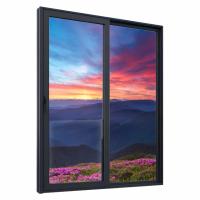 China Heavy Duty Sliding Front Double Glass Aluminium Windows For House for sale