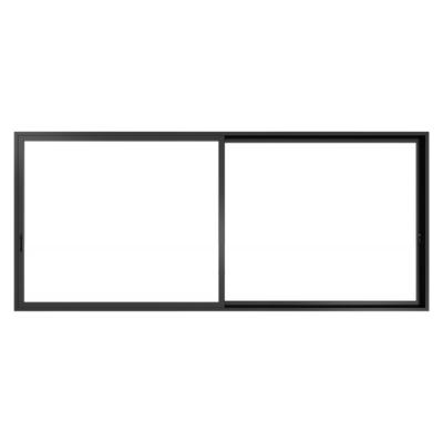 China Thermal Break Aluminum Double Front Doors Wind Resistant Alu Front Doors for sale