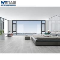 China Matt Black Double Glazed Aluminium Casement Windows With Mosquito Screen for sale