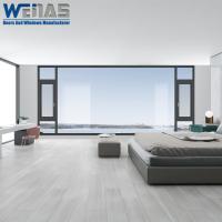 China Double Glazed Aluminium Casement Windows Simple Design Space Saving for sale