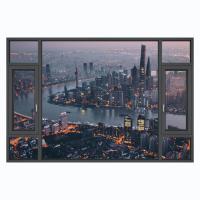 China Stable Exterior And Interior Aluminum Double Glazed Windows Swing Casement Windows for sale