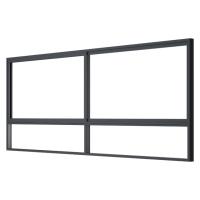 China Double Tempered Glass Aluminum Sliding Windows For Sale Thermal Break for sale