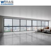 China Wind Resistant Thermal Break Aluminium Exterior Sliding Window for sale