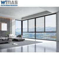 China Anti Mosquito Screen Commercial Aluminum Sliding Windows With Multiple Opening Methods for sale