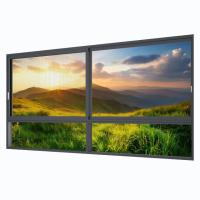 China Heavy Duty Aluminum Double Glazed Windows Housing Exterior Sliding Window for sale