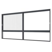 China High End Horizontal Sliding Aluminium Windows Hurricane Impact Laminated Glass For Houses for sale