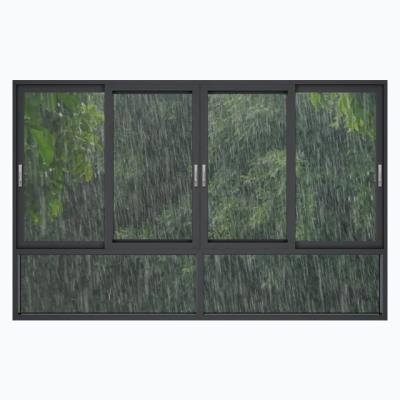 China Heat Insulated Heavy Duty Aluminium Sliding Windows With Insect Control Net for sale