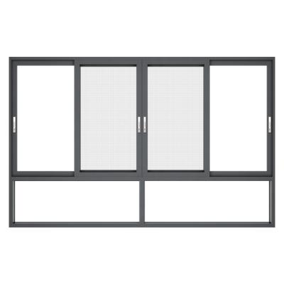 China Hurricane Resistant Thermal Insulated Alum Sliding Window Heavy Duty for sale