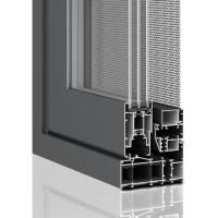 China Sound And Thermal Insulation 1.8mm Aluminum Sliding Glass Window Easy Installation for sale