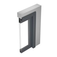 China Heavy Duty Double Glass Front Aluminum Swing Door Sound Insulated for sale