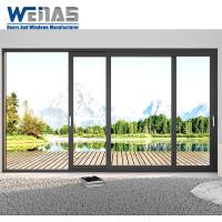 China Aluminum Typhoon Proof Thermal Insulation Heavy Duty Sliding Door for Patio for sale