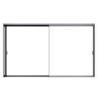 China Ultra Slim Frame Interior Sliding Partition Doors Smooth Operation Windproof for sale