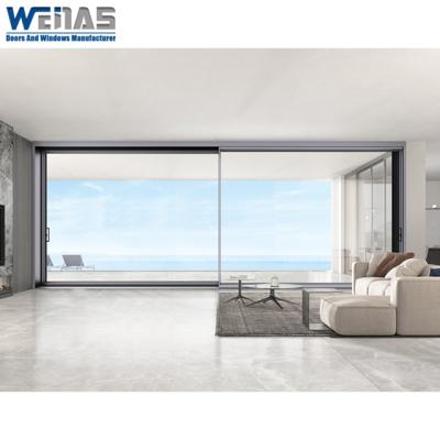 China Premium Aluminium Partition Sliding Door For Living Room Effortless Space Division for sale