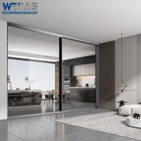 China Sound Insulation Ultra Narrow Aluminum Sliding Doors For Villas Patio for sale