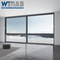 China High End Horizontal Sliding Aluminium Windows Hurricane Impact Laminated Glass For Houses for sale