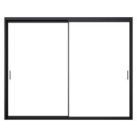 China Aluminium Residential Interior Sliding Glass Partition Doors Large Lighting Area for sale
