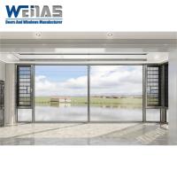 China Low-E Tempered Glass Casement Aluminium Glazed Window For Residential Building for sale