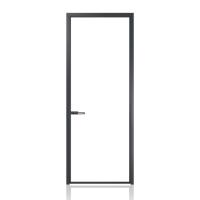 China Slim Frame Aluminium Casement Doors Soundproof Interior Decorative for sale