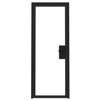 China Security Aluminium Double Glass Swing Door Heavy Duty Hinges Swing Door for sale