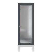 China Entrance Aluminium Double Swing Door Double Glazed Heavy Duty Sound Insulated for sale
