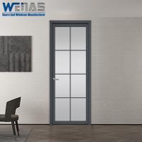 China Heavy Duty Sound Insulated Exterior Door Casement Aluminium Entrance Door for sale