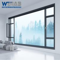 China Aluminum Alloy Casement Windows Windproof For Balcony Patio Villa Hotel for sale