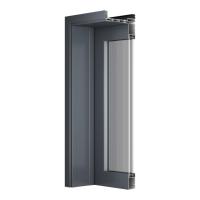China Heavy Duty Soundproof Aluminium Bathroom Door With Insulated Glass for sale