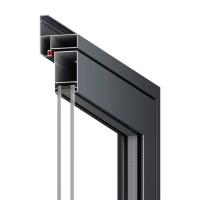 China Waterproof 6063-T5 Aluminium Casement Doors Heavy Duty With Insulated Glass for sale