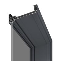 China Slim Frame Interior Casement Aluminum Toilet Door For Kitchen Bedroom for sale