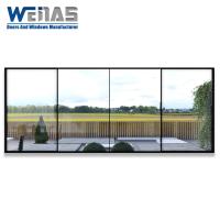 China Mute Tracks Single Sliding Glass Partition Doors For Kitchen Or Living Room for sale