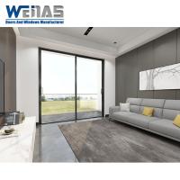China Sound Insulation Interior Sliding Partition Doors With Tempered High Definition Glass for sale