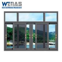 China Thermal Break Exteriors Aluminium Sliding Windows 2-3 Tracks With Stainless Steel Screen Mesh for sale