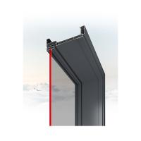 China Residence Building Aluminum Casement Door Quiet Single Secrecy Glass Bathroom Door Design Aluminium for sale