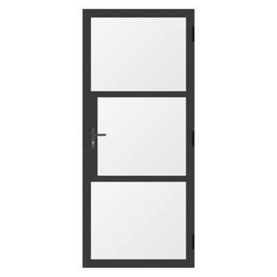 China Firm And Noiseless Bedroom Aluminium Casement Doors For Apartment Or Villa for sale
