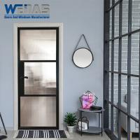 China Firm And Noiseless Bedroom Aluminium Casement Doors For Apartment Or Villa for sale