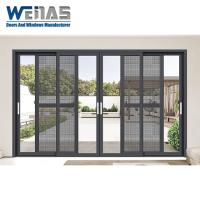 China Lift And Slide Heavy Duty Aluminium Sliding Door With Stainless Steel Screen Mesh for sale