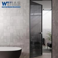 China Aluminium Casement Swing Hinge Door For Bathroom Kitchen Patio for sale