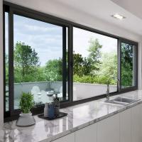 China Windproof Waterproof Aluminium Sliding Window Heat Insulation For House Thermal Insulation Windows for sale