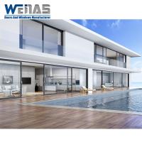 China Weather Resistant Aluminium House Front Doors Maximizing Space for sale