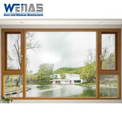 China Commercial Grade Durability Aluminium Casement Windows For Residential Housing for sale