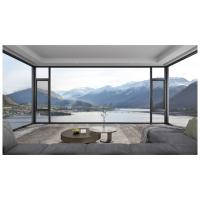 China Storms Resistant Sound Proof Aluminium Flush Casement Windows Exterior For Office Building for sale