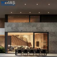 China Heavy Duty Noise Insulated Aluminium Sliding Door Can Resist Hurricane And Typhoon for sale