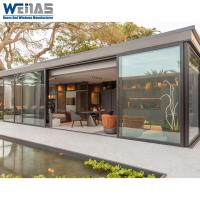 China Thermal Break Aluminium Exterior Sliding Door With High Windproof Performance for sale