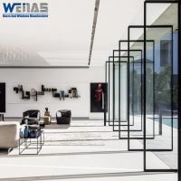 China Unique Operation Interior Aluminum Pivot Door For Space Dividing for sale