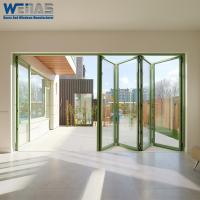 China Thermal Insulation Aluminum Folding Doors For Indoor Or Outdoor Use for sale