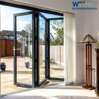 China Energy Efficient Aluminum Folding Patio Doors With Double Glazed Low E Glass for sale