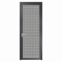 China Heavy Duty Anti Theft Aluminium Front Doors With Stainless Steel Mosquito Net for sale