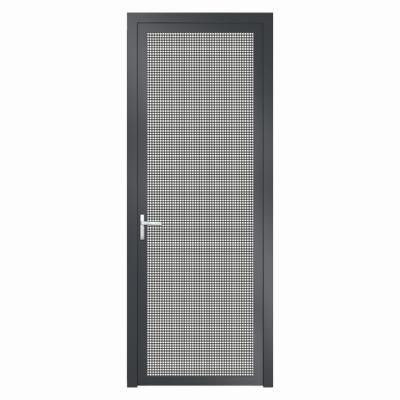 China Heavy Duty Anti Theft Aluminium Front Doors With Stainless Steel Mosquito Net for sale