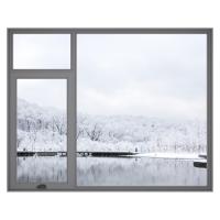 China Australia Major Aluminum Crank Windows With Movable Mosquito Net for sale